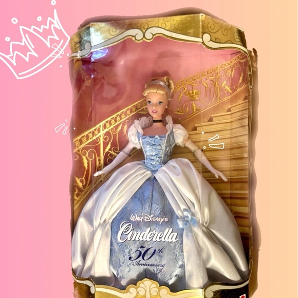 Mattel Toys Disneys Cinderella 5th Anniversary Collector Doll 999